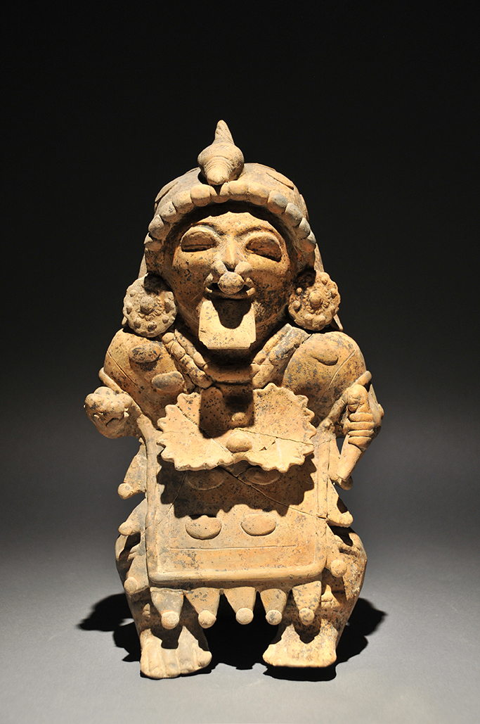 Jama-Coaque Seated Shaman - William Siegal Gallery : William Siegal Gallery