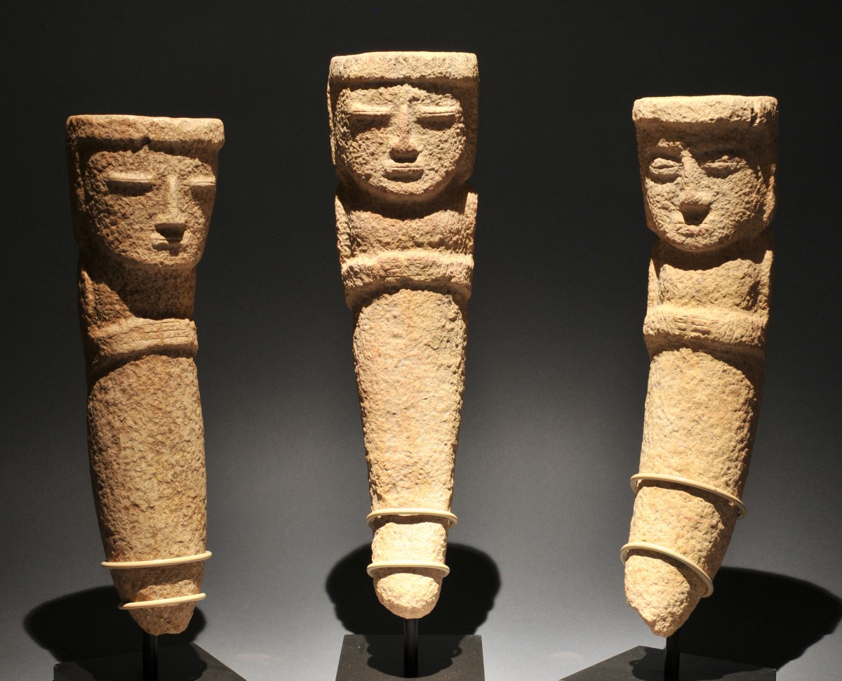 Manta Phallic figures - William Siegal Gallery : William Siegal Gallery