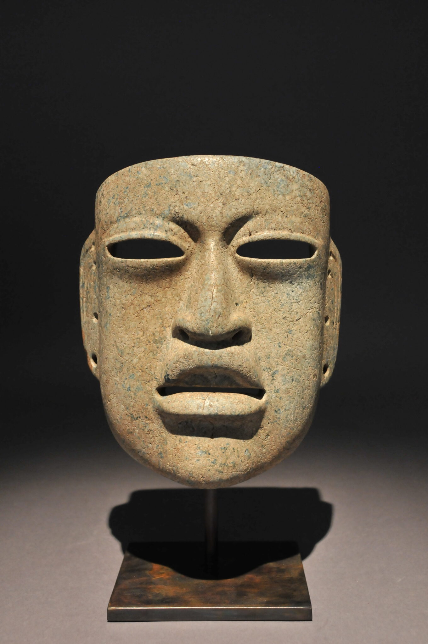 Olmec Mask of Dignitary - William Siegal Gallery : William Siegal Gallery