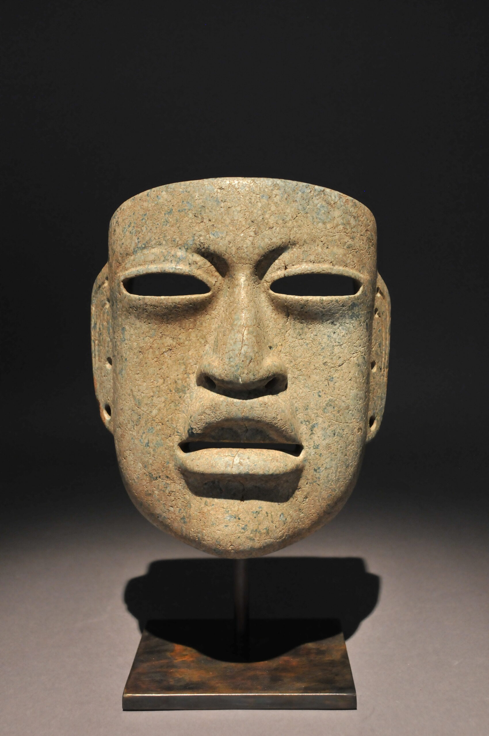 Olmec Mask of Dignitary - William Siegal Gallery : William Siegal Gallery