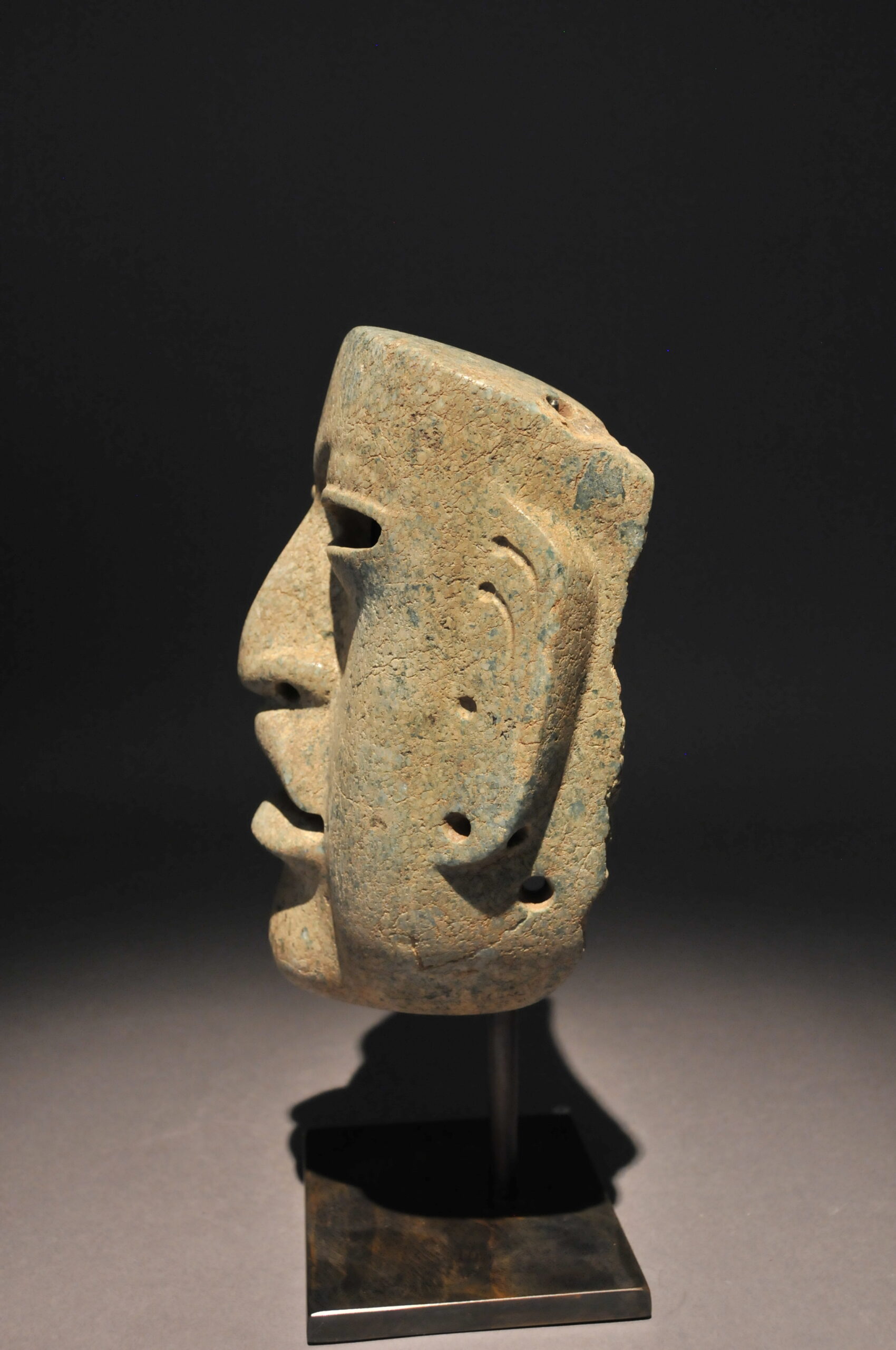 Olmec Mask of Dignitary - William Siegal Gallery : William Siegal Gallery
