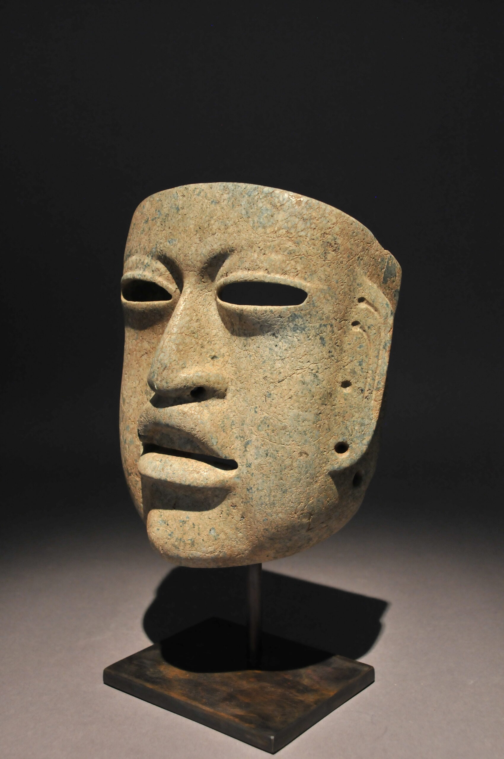 Olmec Mask of Dignitary - William Siegal Gallery : William Siegal Gallery